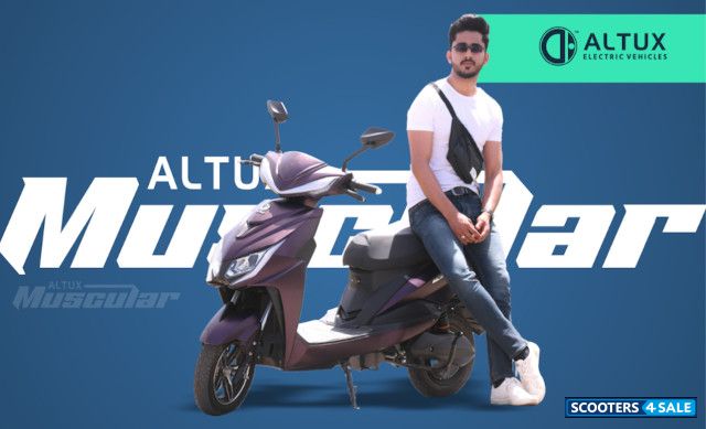 Altux Muscular Electric Scooter price, mileage, colours, photos ...