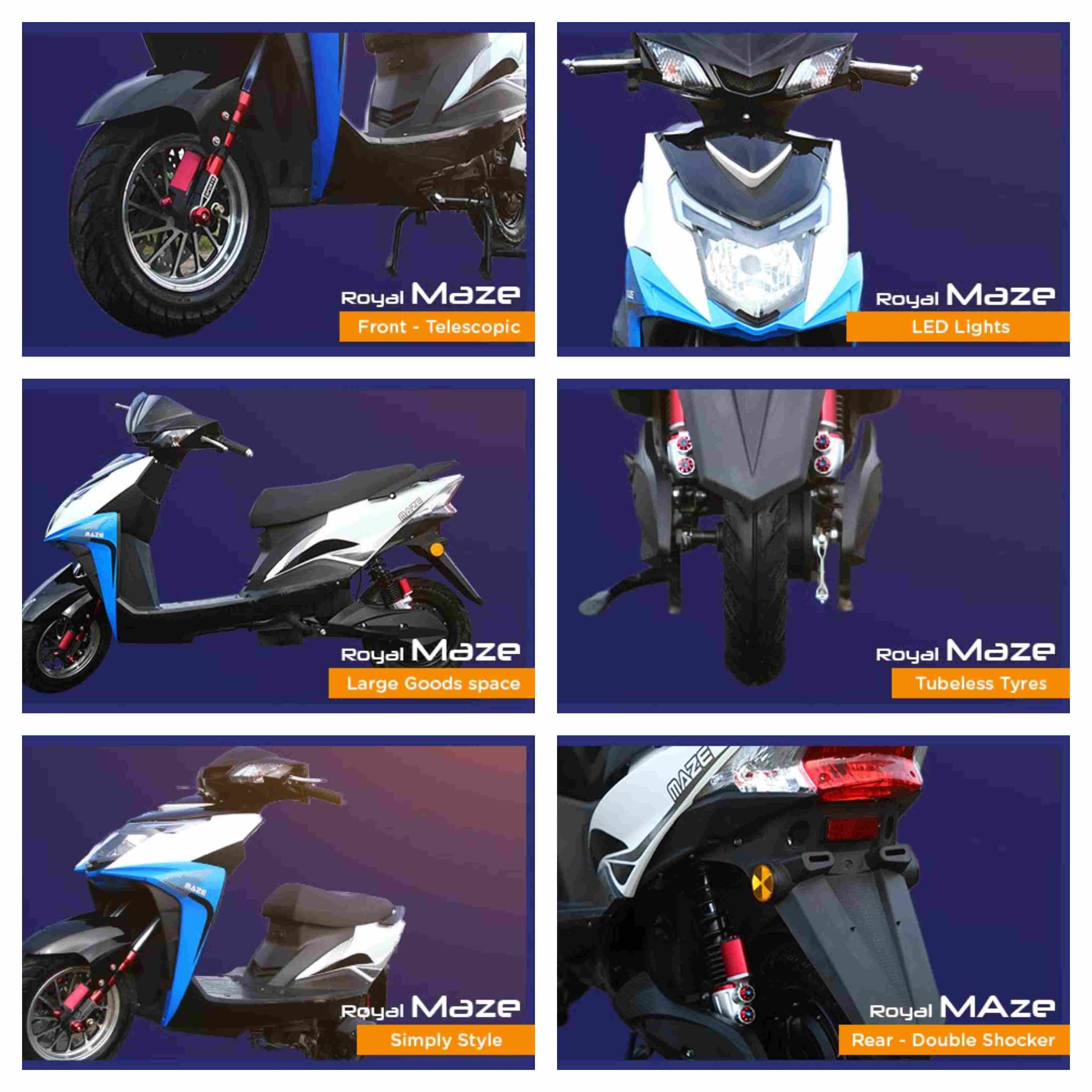 Royal EV K2 Electric Scooter price, mileage, colours, photos, featuers ...